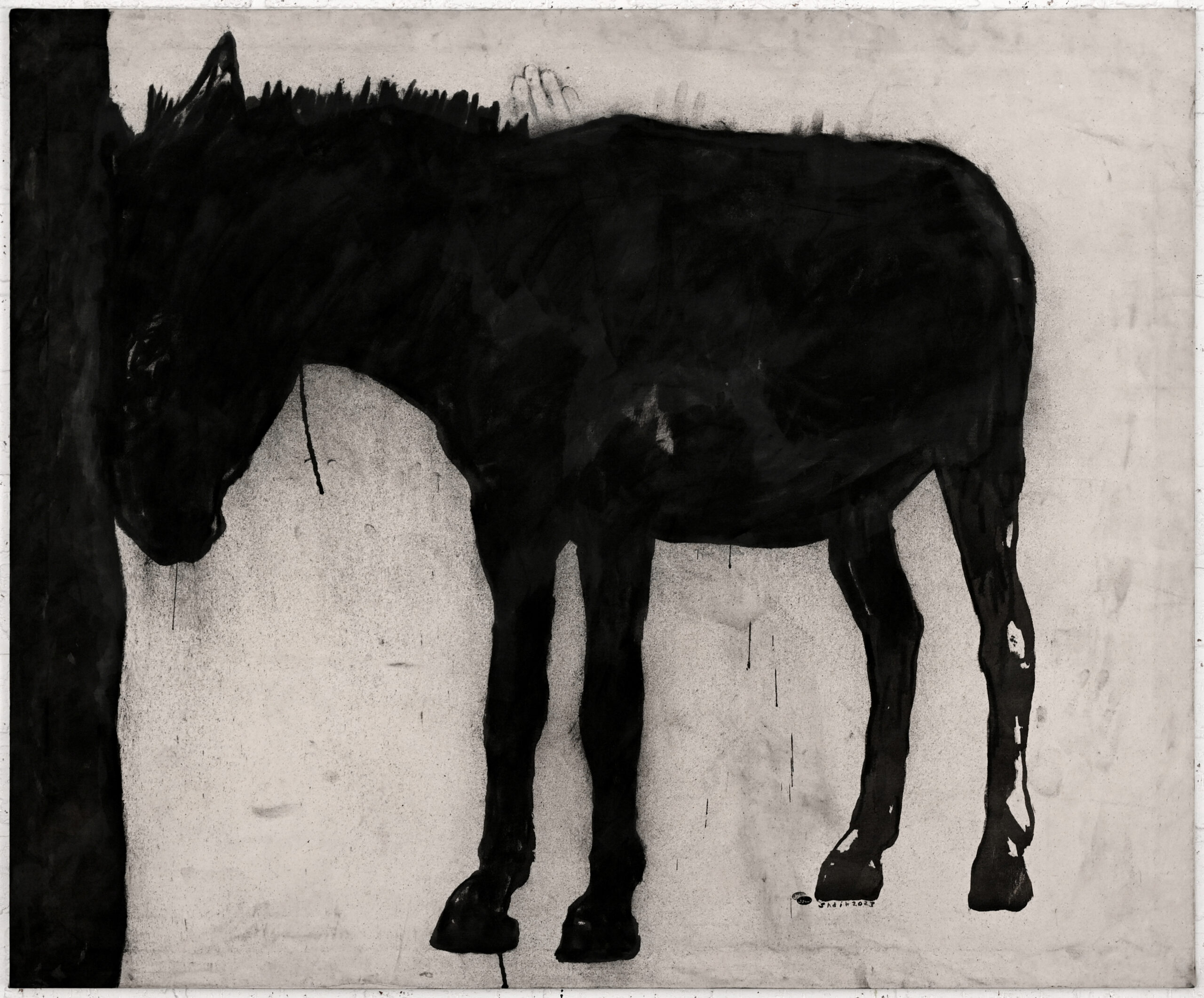 Donkeys-Think-Too-Charcoal-and-ink-on-canvas-145-x-120-cm.-2023-scaled.jpg